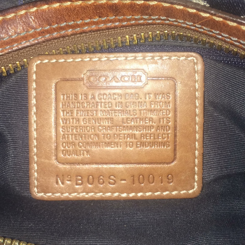 Authentic Coach Multi-Colored Patches Hobo Bag - Gem